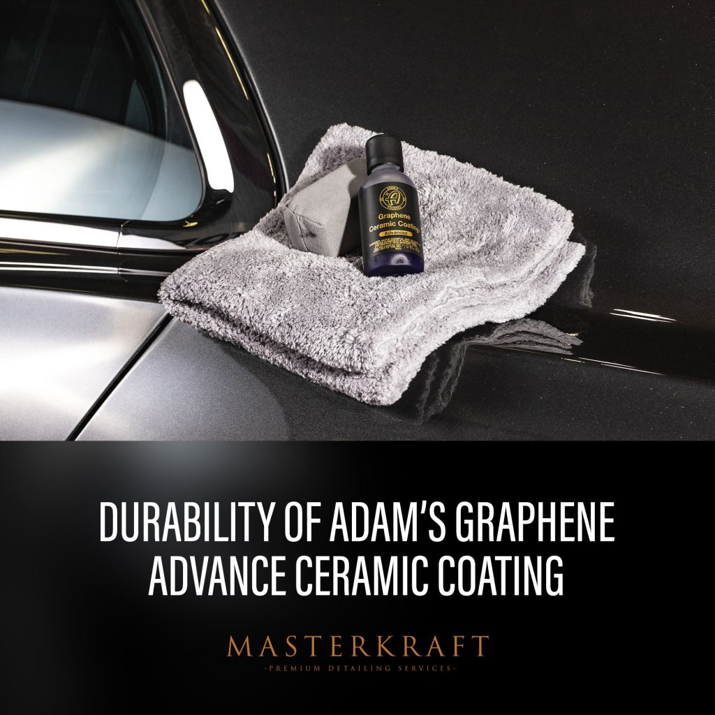 Durability of Adam’s Graphene Advance Ceramic Coating - Masterkraft Premium